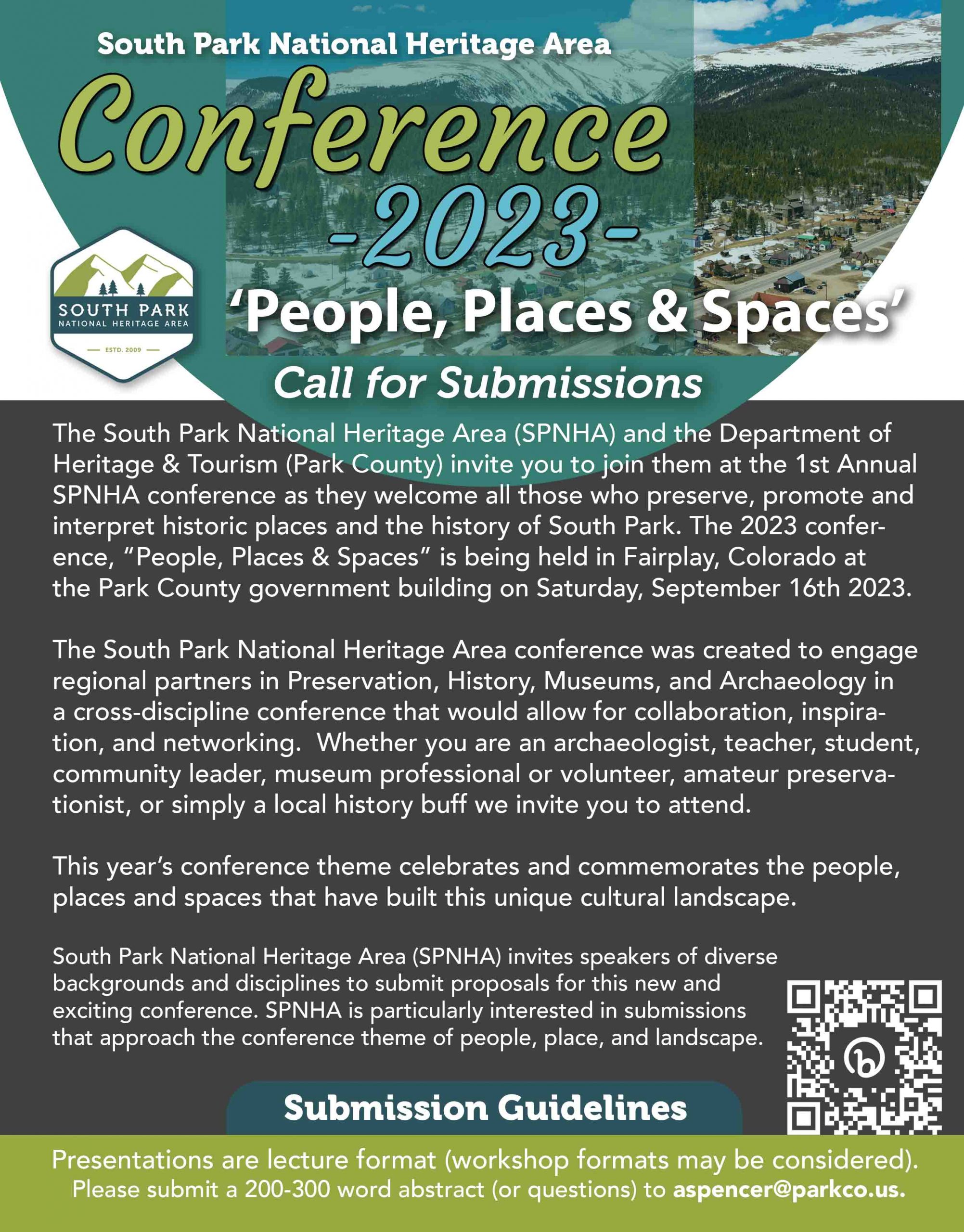 SPNHA Conference 2023: ‘People, Places & Spaces’ Call for Submissions ...